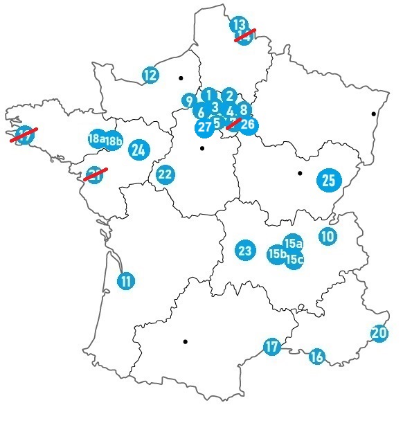Liste des prépas par région – Le russe en prépa